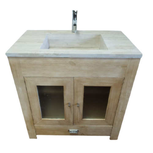 Vanitory laqueado 2 puertas y cajón – LEHAUS